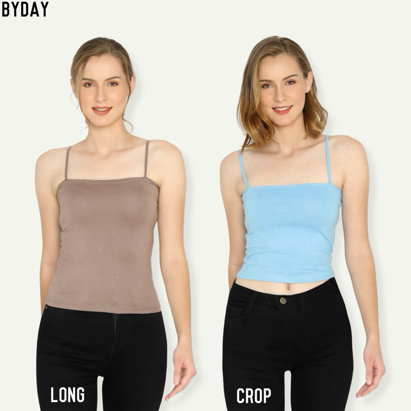 Jual BYDAY Emery Tank Top Tali Spaghetti | Inner Tangtop Tanktop ...