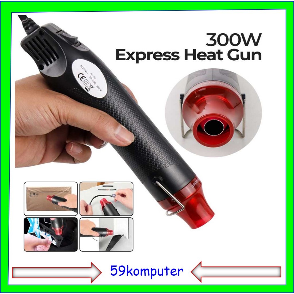 Jual Pemanas Stiker Low Watt 300W Solder Uap Hot Air Gun 220V Elektric ...