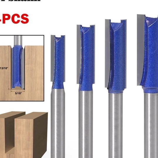 Jual Extra BESTTOOL Straight Bits Flush Trim Hpl TCT 6 8 1 12 mm Mata ...