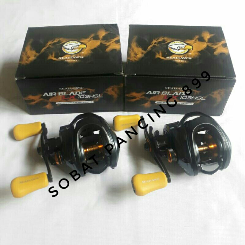 Jual Reel Pancing BC Seahawk Air Blade LX 103 HSL Drag clicker | Shopee Indonesia