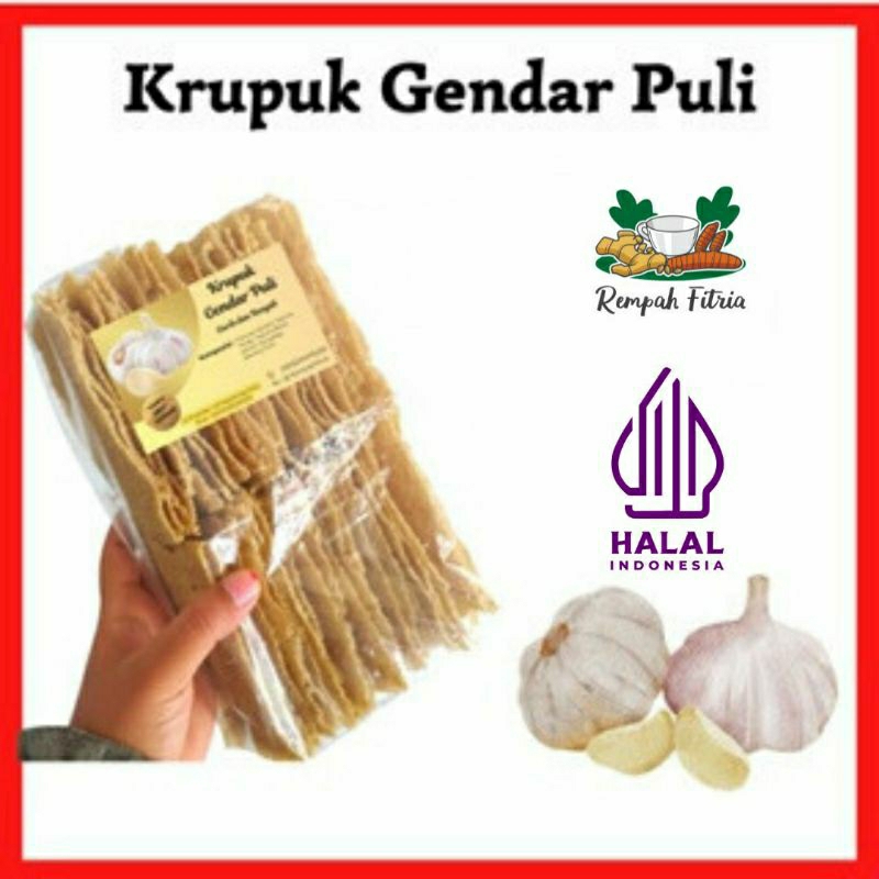 Jual Karak Kerupuk Krupuk Gendar Puli Legendar Mentah Rasa Bawang Tanpa ...