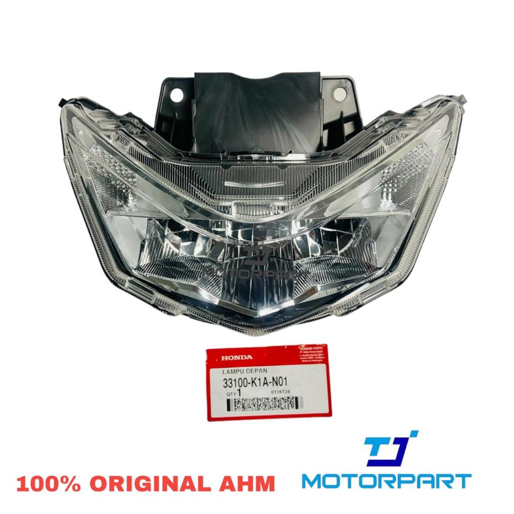 Jual AHM Reflektor Lampu Depan Beat Led Eco Street Deluxe 33100-K1A-N01 100% Original | Shopee ...
