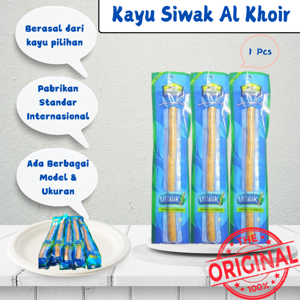 Jual Siwak Al Khair Besar, Siwak Besar Basah Berkualitas Tanpa Holder ...