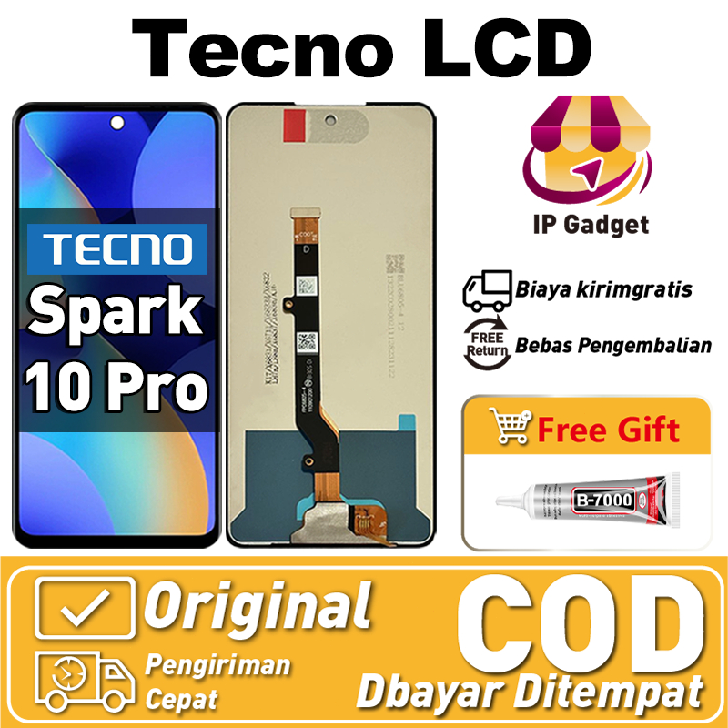 Jual Original Lcd For Tecno Spark 10 pro fullset ori asli Layar hp touchscreen Sentuh Versi ...