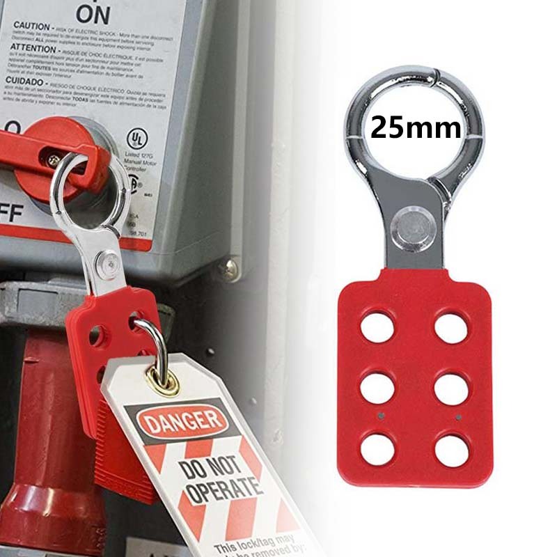 Jual Safety Lockout Hasp Padlock Scissor Heavy Duty Aluminum Lockout 6 ...