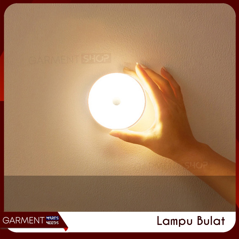 Jual Lampu Sentuh Otomatis Sensor Gerak Warna LED Night Light Darurat ...