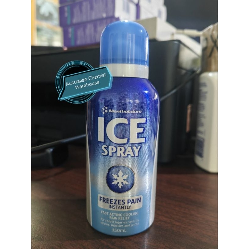 Jual Mentholatum® ICE SPRAY FREEZES PAIN 150mL - Made in Australia ...