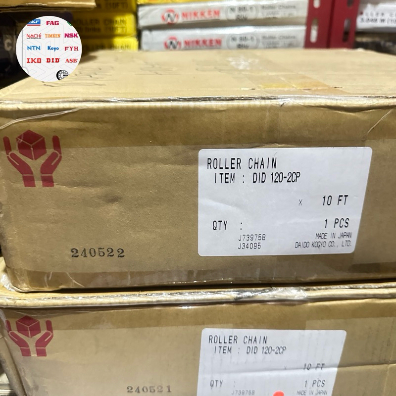 Jual Rantai RS 120-2 DOUBLE DID JAPAN ROLLER CHAIN ORIGINAL | Shopee ...