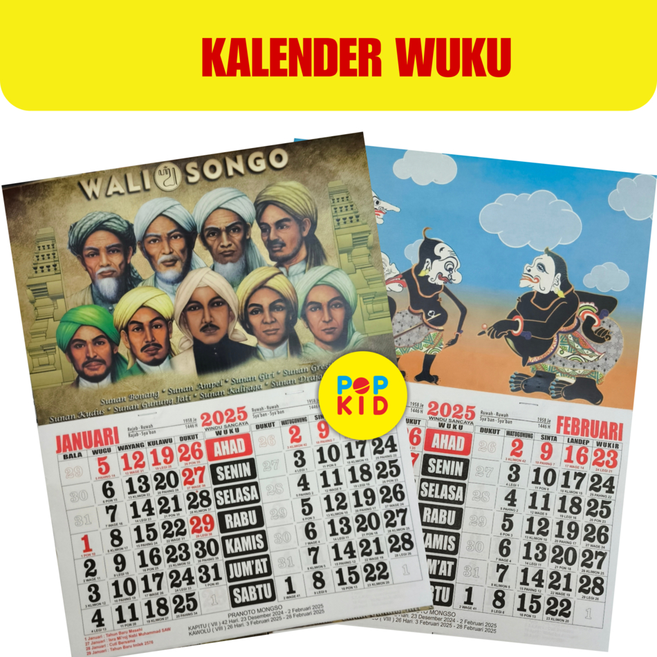 Jual KALENDER WUKU 2025 TERBARU - TANGGALAN WUKU BEST SELLER | Shopee ...