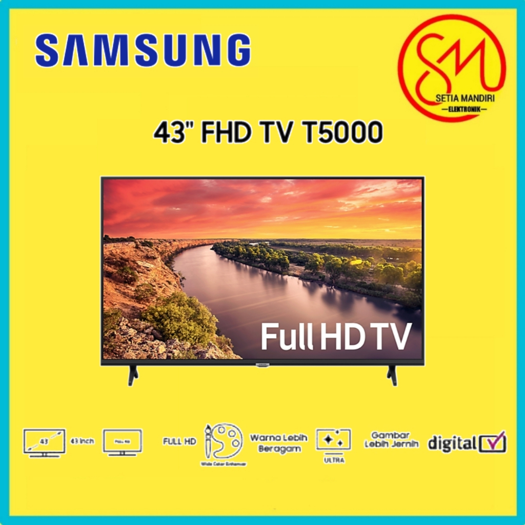 Jual SAMSUNG 43T5001 Full HD Digital LED TV 43 Inch DVB-T2 T5001 ...