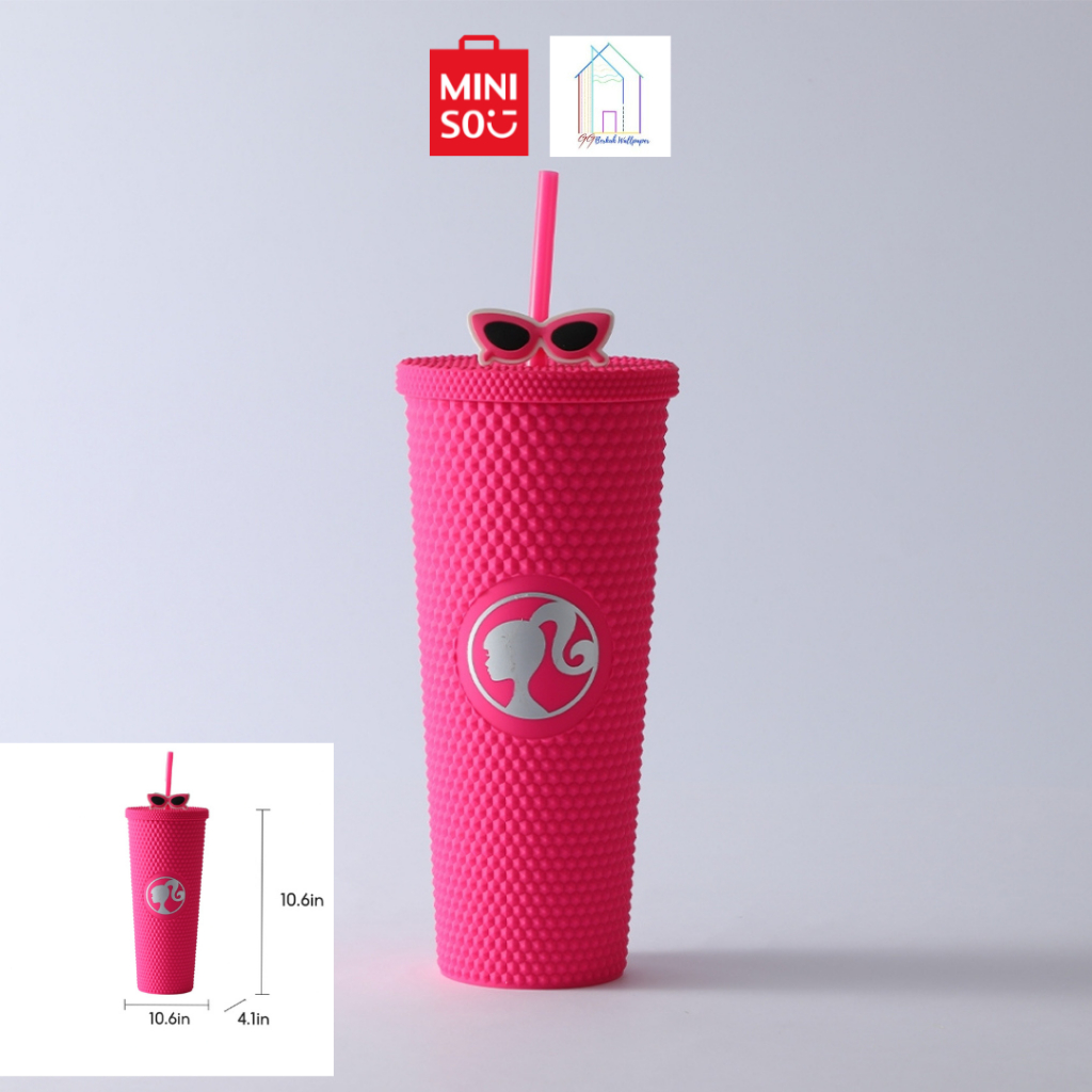 Jual PROMO MINISO OFFICIAL Miniso X Barbie Series Botol Minum Durian ...