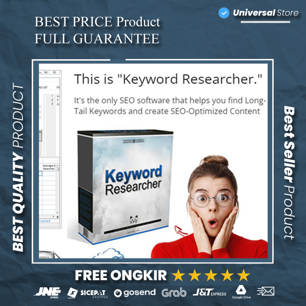Jual Program Auto Pencari Keywords Researcher Pro Tools Kata Kunci Keyword | Shopee Indonesia