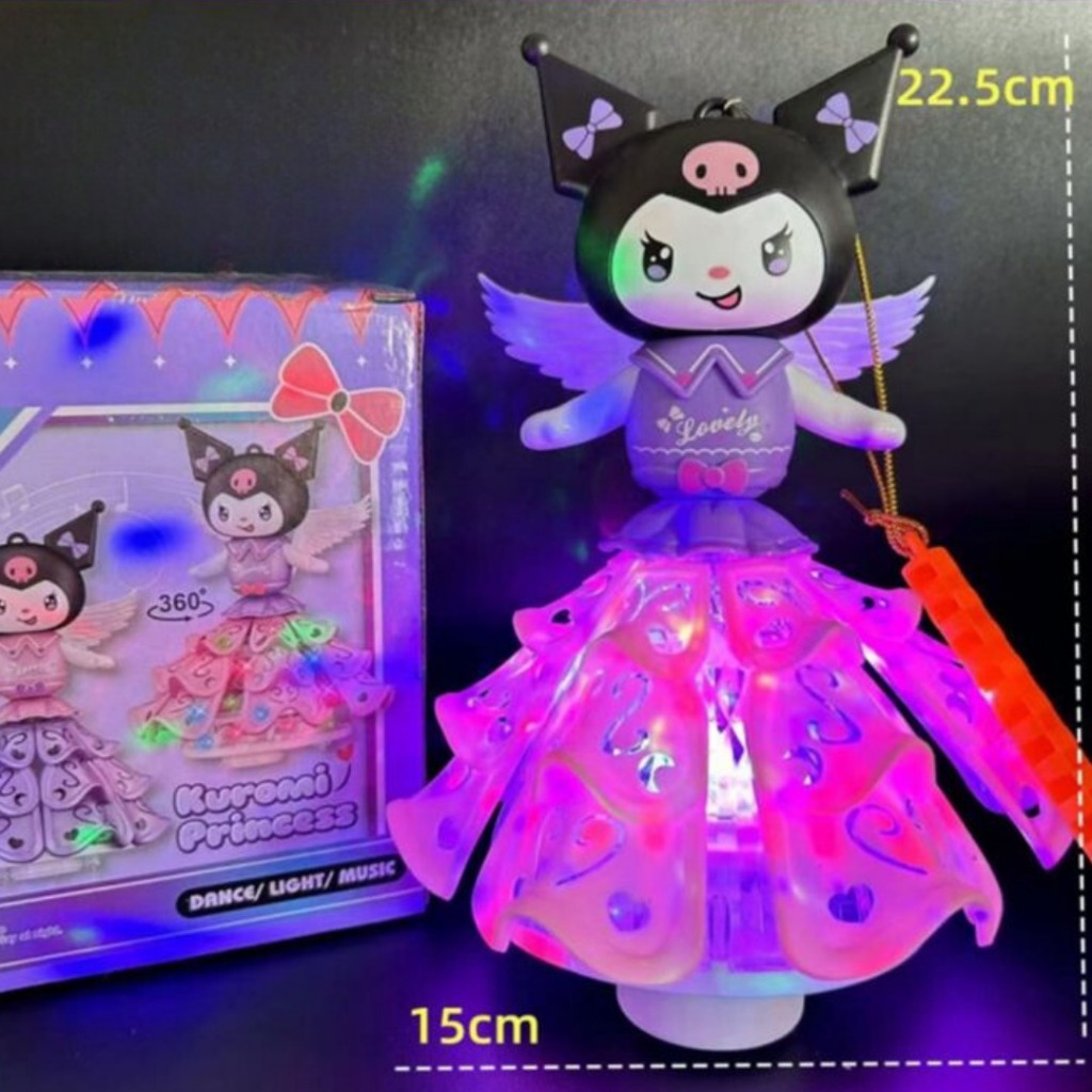 Jual [TSJ] Mainan Toy Dancing Princess Kuromi Berlampu Bisa Menari Dan ...
