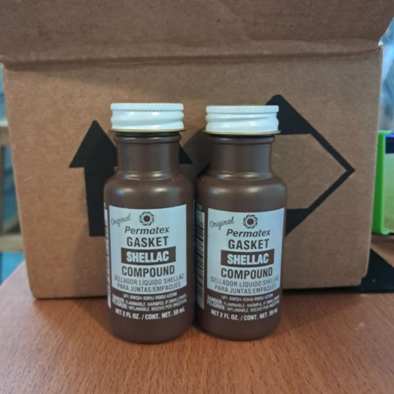 Jual Permatex indian head gasket shellac compound 59ml | Shopee Indonesia