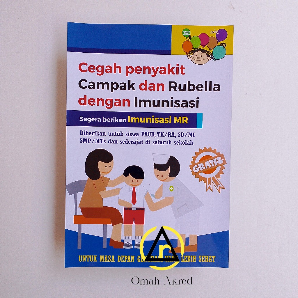 Jual Poster Cegah Penyakit Campak dan Rubella dengan Imunisasi - Poster ...