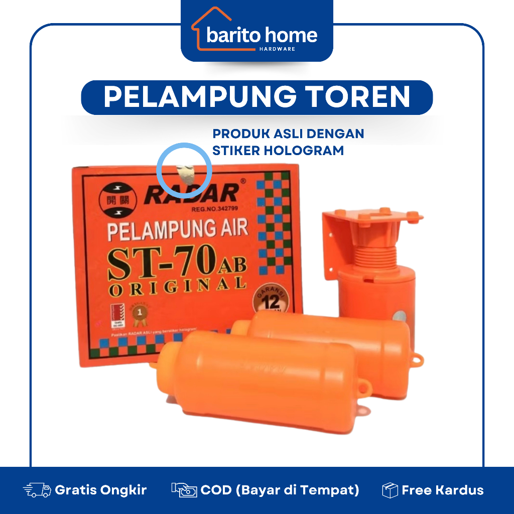 Jual Radar Orange ST-70 AB Original / Radar Pelampung Air Otomatis ...