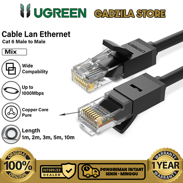 Jual UGREEN Kabel LAN Internet Modem UTP RJ45 Gigabit Ethernet Network ...