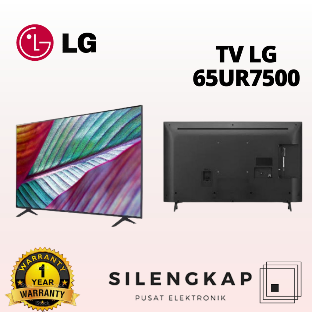 Jual LG Smart LED TV 65 Inch 65UR7500 TV DVB-T2 4K UHD AI ThinQ ...