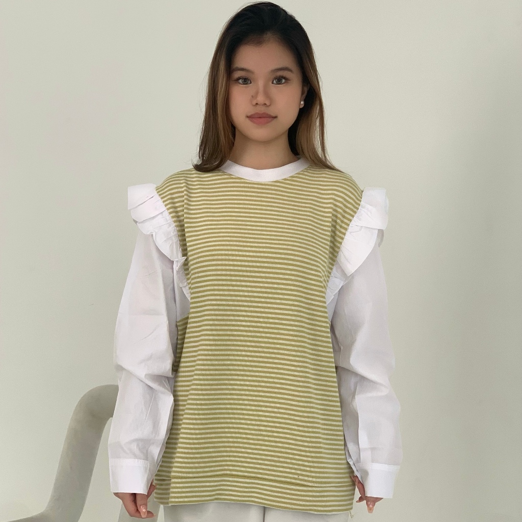 Jual UCME STUDIO - Ariel Knitwear Top / Blouse Sweater Lengan Panjang / Atasan Rajut Wanita ...