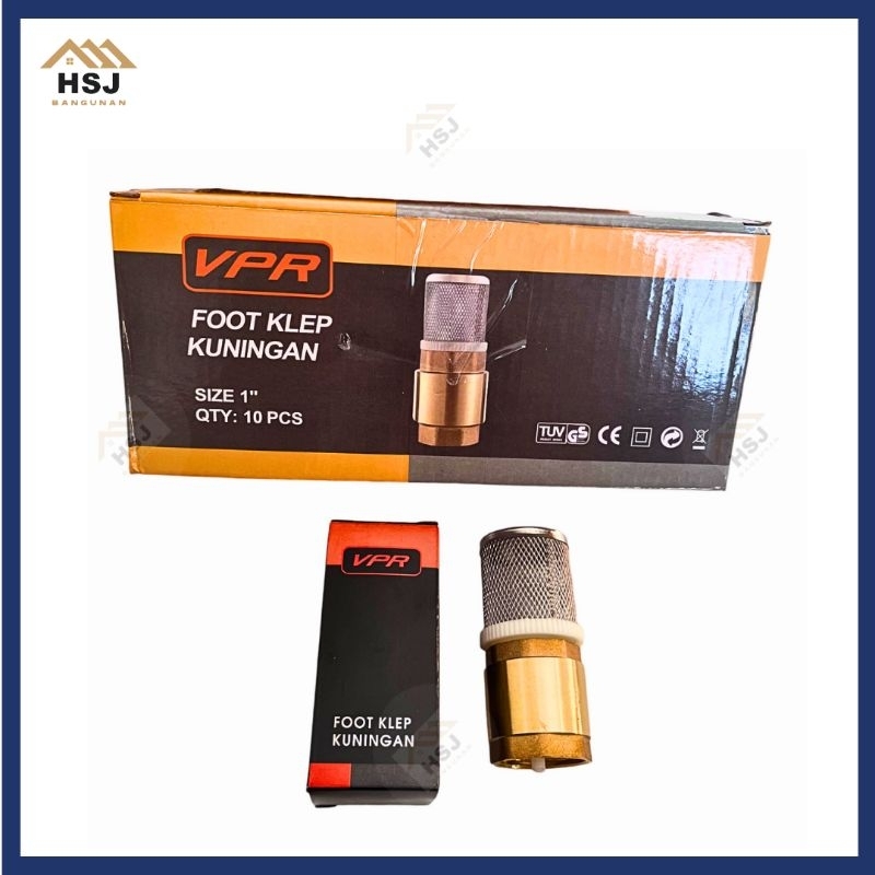 Jual Foot Klep Kuningan 1 Inch Foot Valve Tusen Klep FootKlep Saringan ...