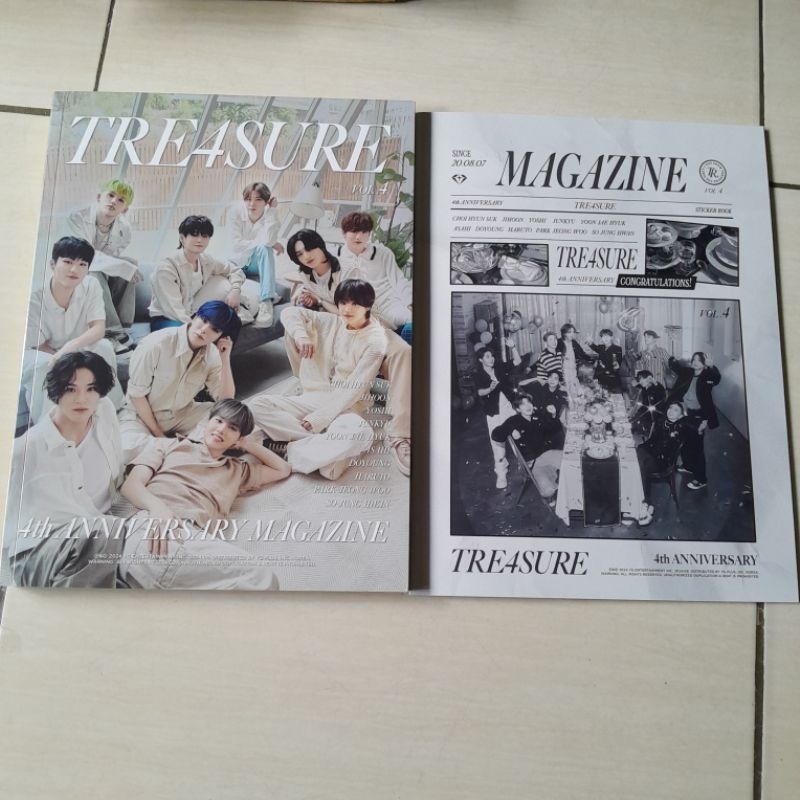 Jual UNSEALED treasure 4th magazine anniversary photobook | Shopee ...