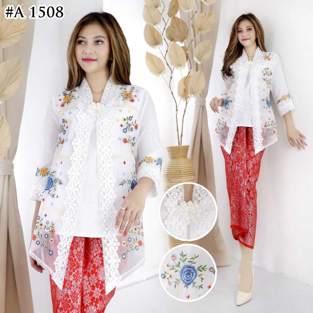 Jual Kebaya Rompi organdi,Kebaya encim premium/Kebaya Elegan | Shopee ...