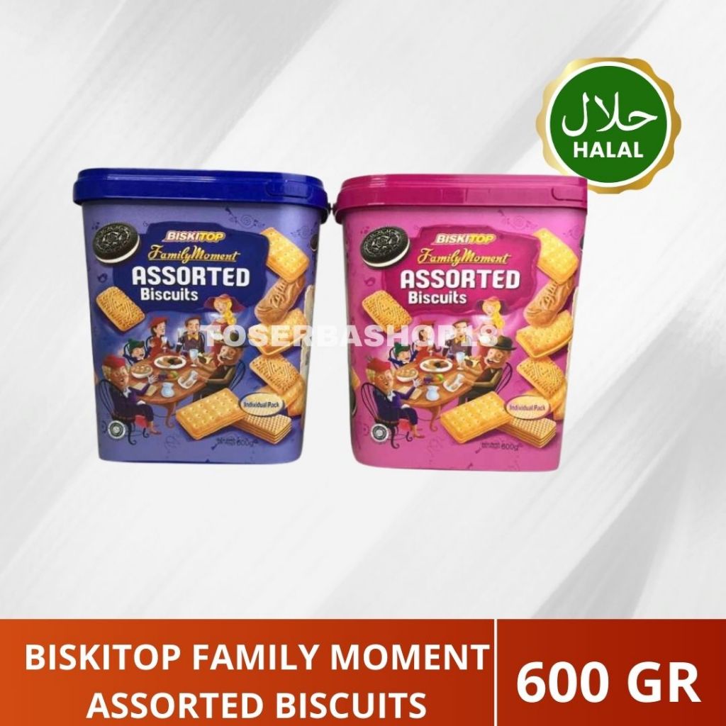 Jual BISKITOP FAMILY MOMENT Assorted Biscuits 600gr | Shopee Indonesia