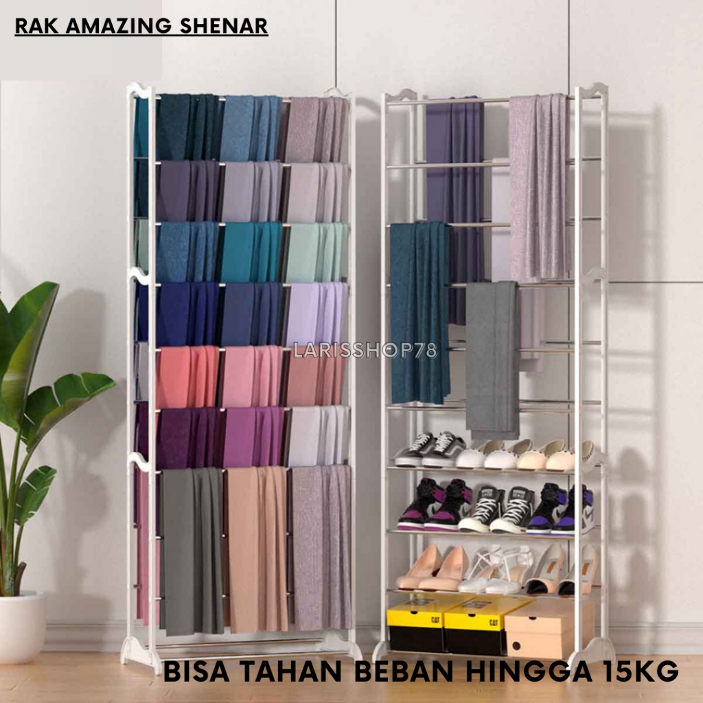 Jual AMAZING SHOE RACK/RAK SEPATU AMAZING/RAK JILBAB/RAK MULTIFUNGSI ...
