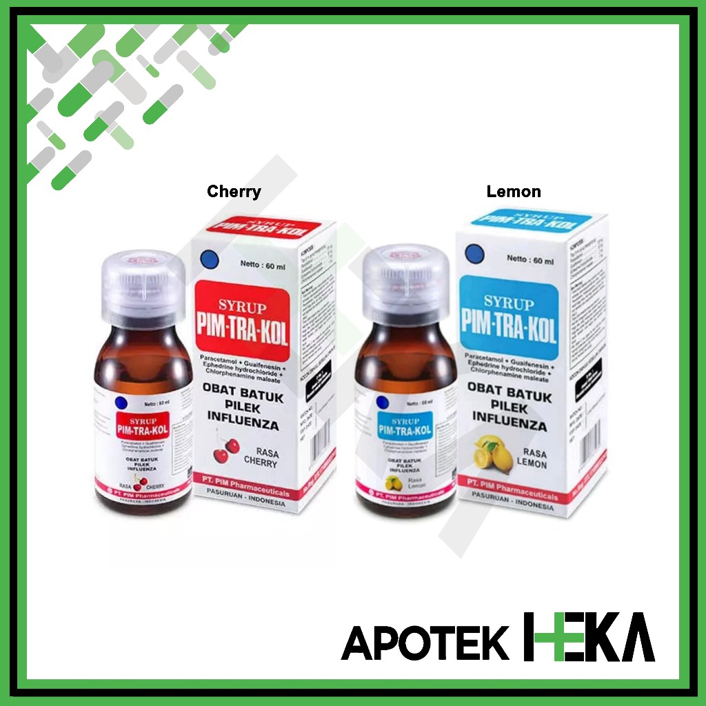 Jual Pimtrakol Syrup 60 ml - Sirup Obat Batuk Pilek Influenza [Depok ...