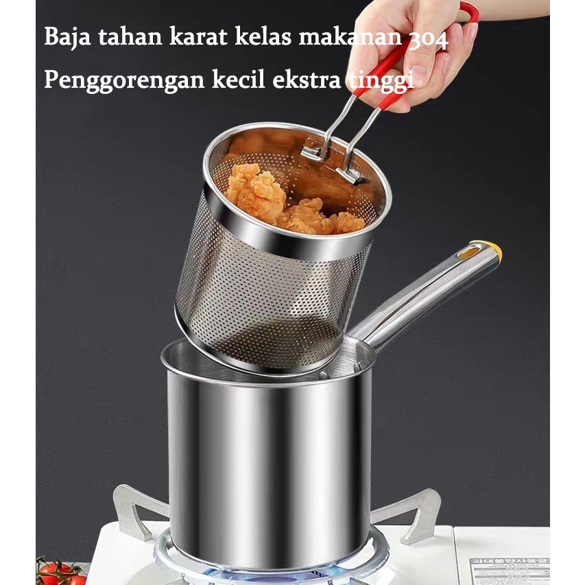 Jual Wajan Penggorengan Multifungsi Rumah 4 in 1 Set Penggorengan ...