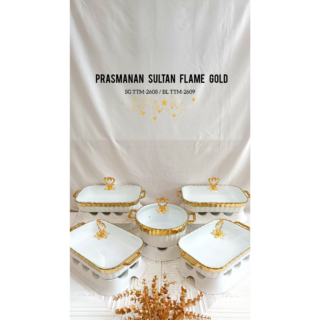 Jual PRASMANAN SET SULTAN FLAME GOLD ( TTM-2608 & TTM 2609) | Shopee ...