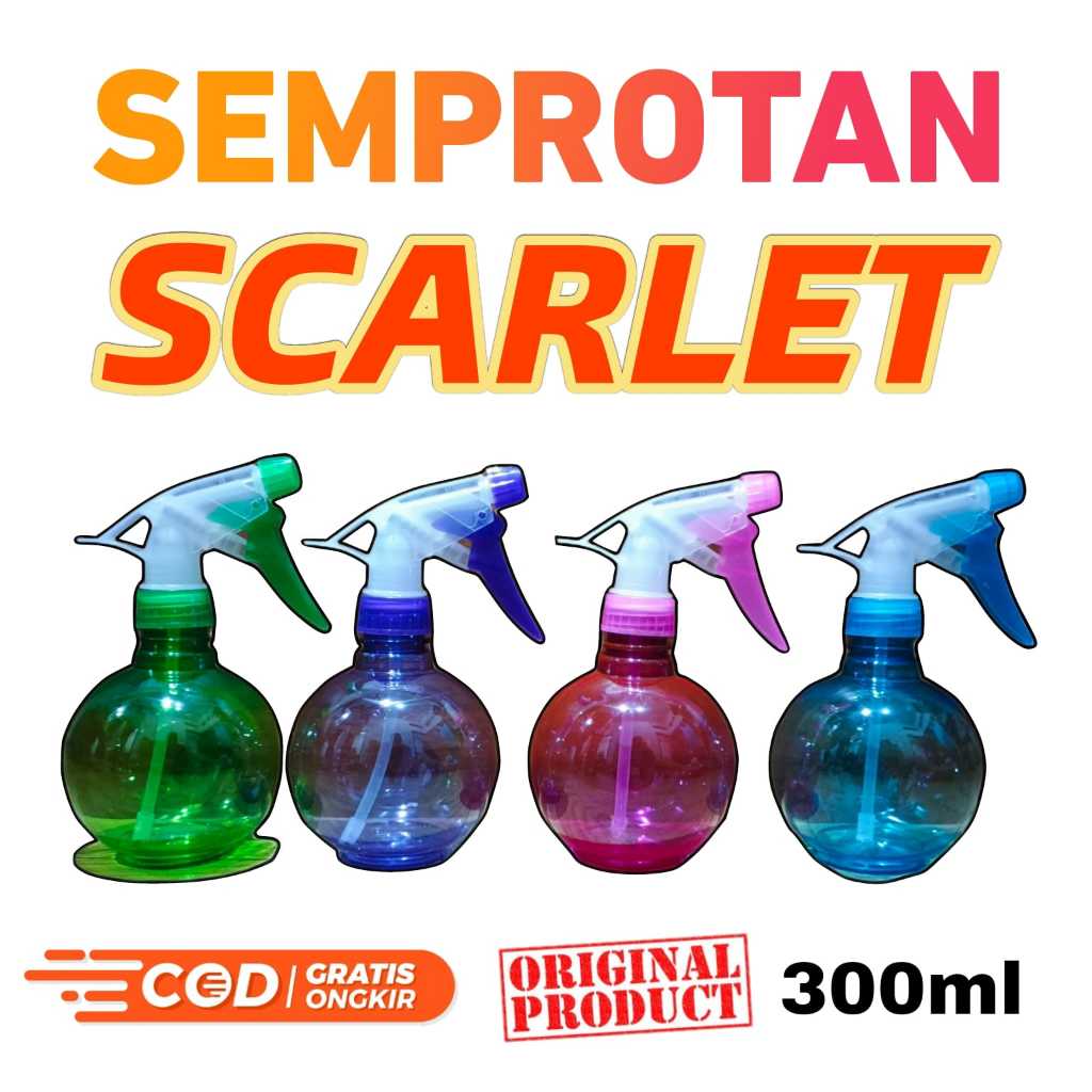 Jual SPRAYER BOTOL SEMPROTAN SCARLET BULAT 300 ML | Shopee Indonesia