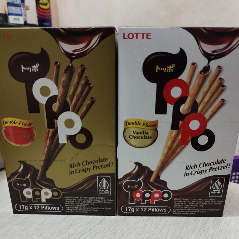 Jual LOTTE TOPPO 204 GR, 1 PAK ISI 12 PCS | Shopee Indonesia