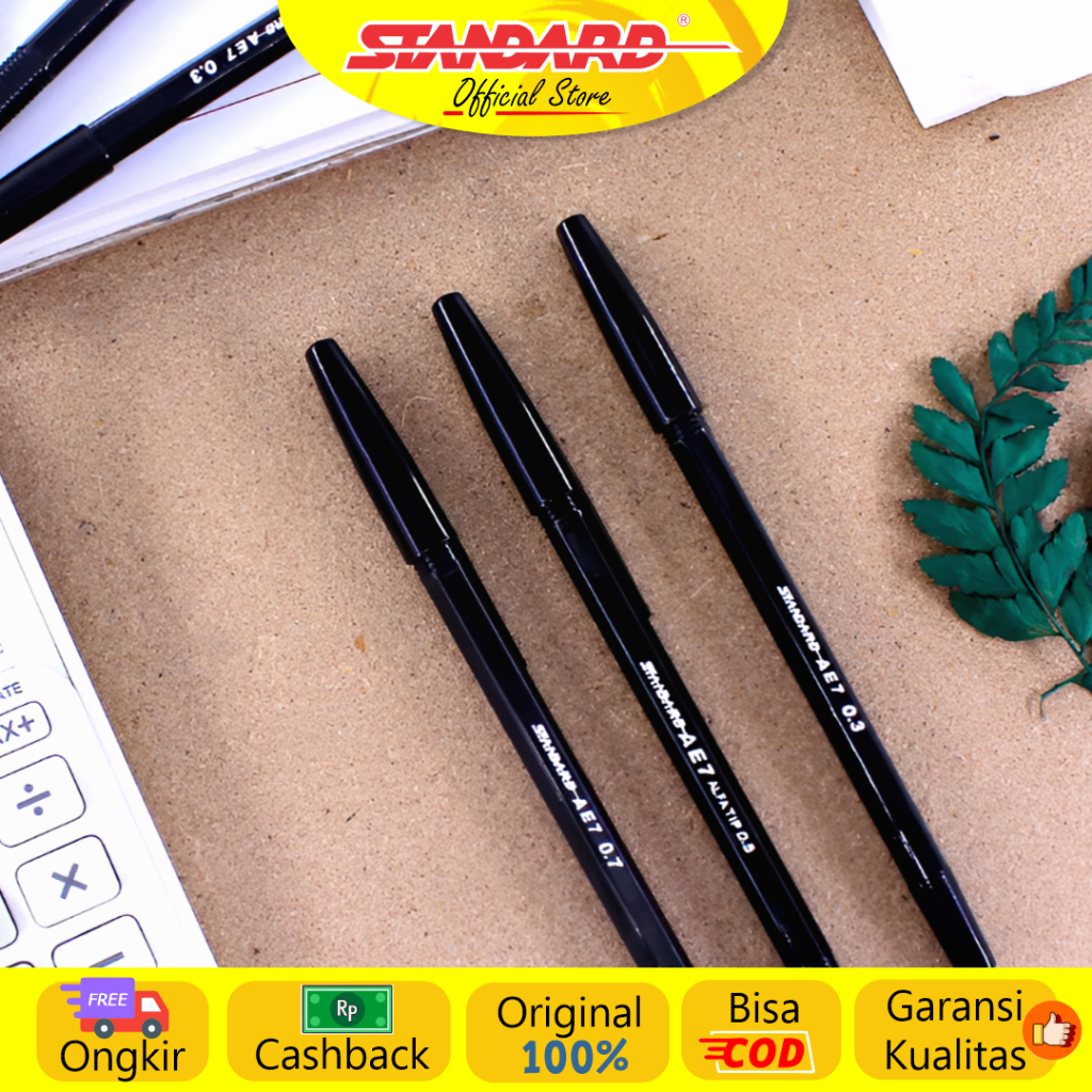 Jual Standard - Pulpen AE7 0.7 ( Alat Tulis / Pen / Ballpoint / Pena ...