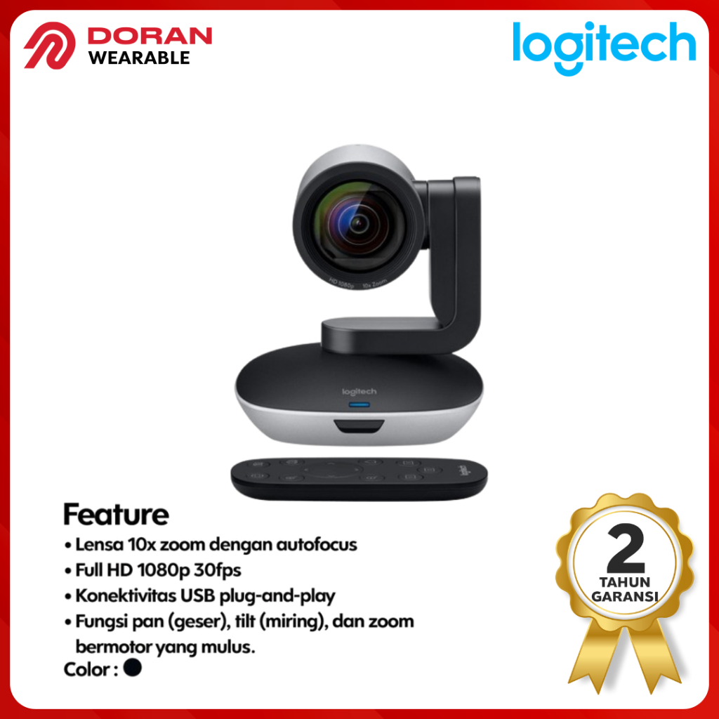 Jual Webcam Logitech PTZ Pro 2 Video Conference Camera HD 1080p ...