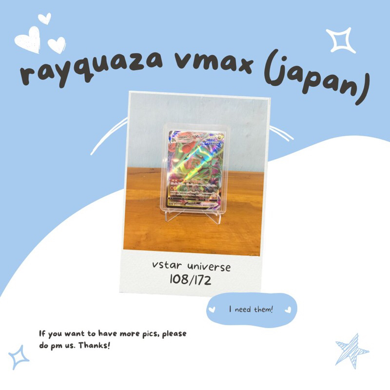 Jual Rayquaza VMAX RRR S12A 108/172 Pokemon TCG Japan | Shopee Indonesia
