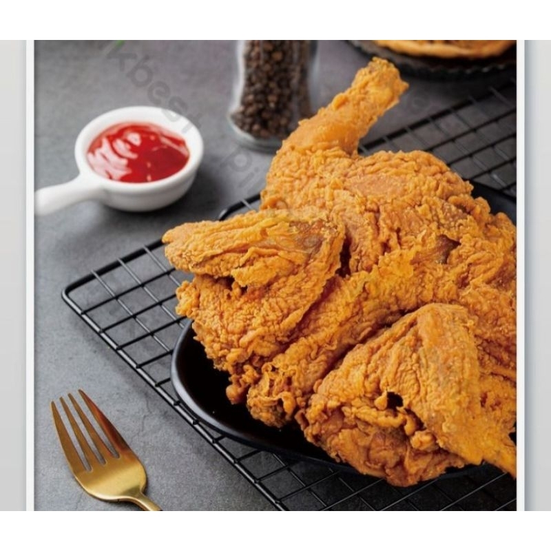 Jual ayam 1 ekor friedchicken fried chicken gurih crispyku free nasi ...