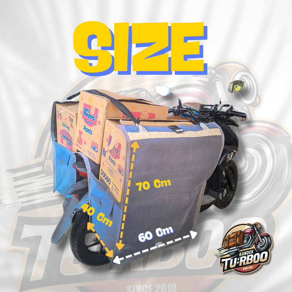 Jual KANDEK Tas Obrok Ronjot Kurir Bronjong Motor Jumbo Super Kuat ...