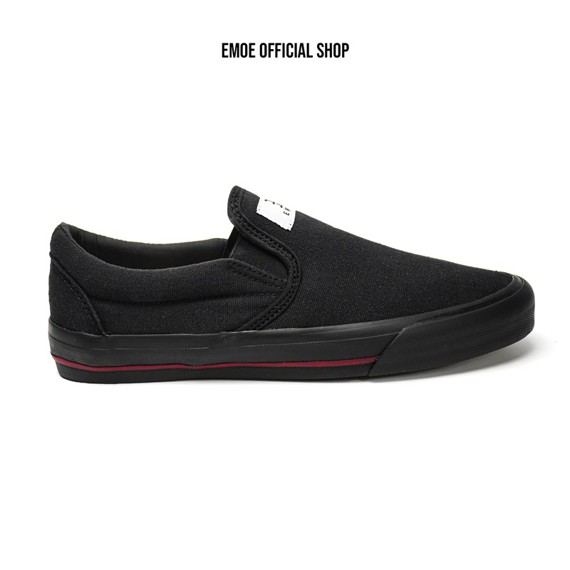 Jual EMOE - Slip On Tekno - Black | Sepatu Pria Wanita Sepatu Kasual ...