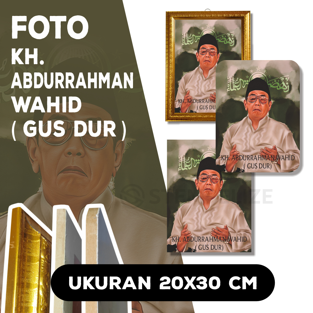 Jual [20x30CM] Foto Gus Dur (KH. ABDURRAHMAN WAHID) | Shopee Indonesia