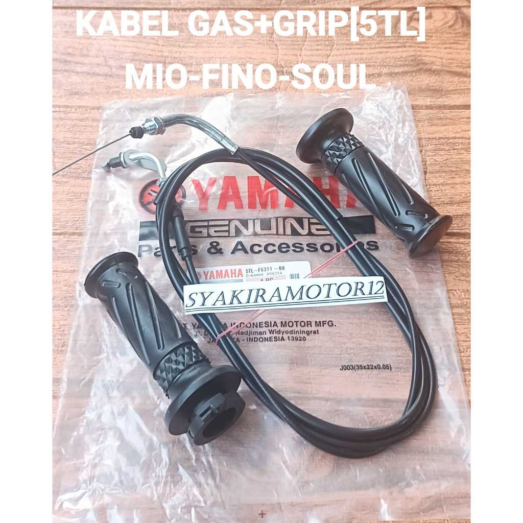 Jual KABEL GAS + HANGRIP [ 5TL ] YAMAHA MIO SMILE SMIO SPORTY MIO FINO ...