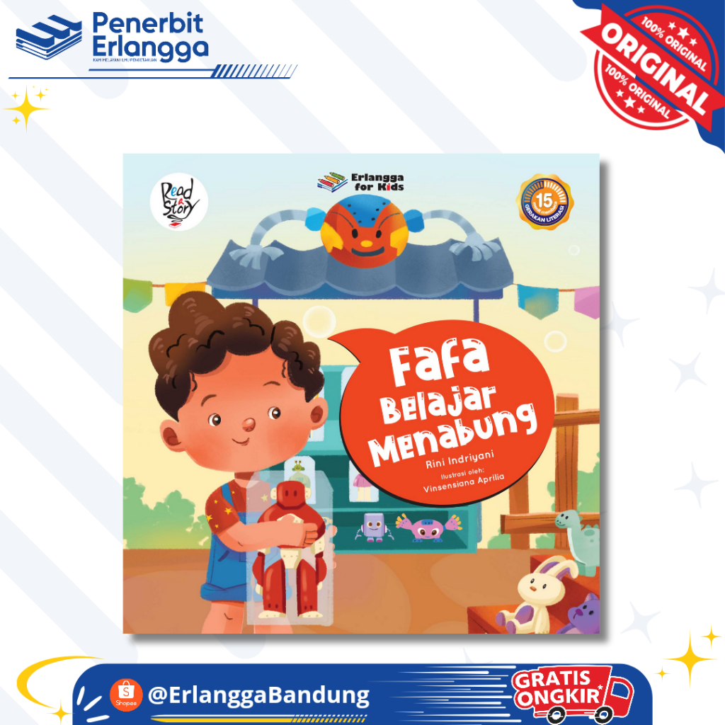 Jual CERITA ANAK: FAFA BELAJAR MENABUNG -ERLANGGA | Shopee Indonesia