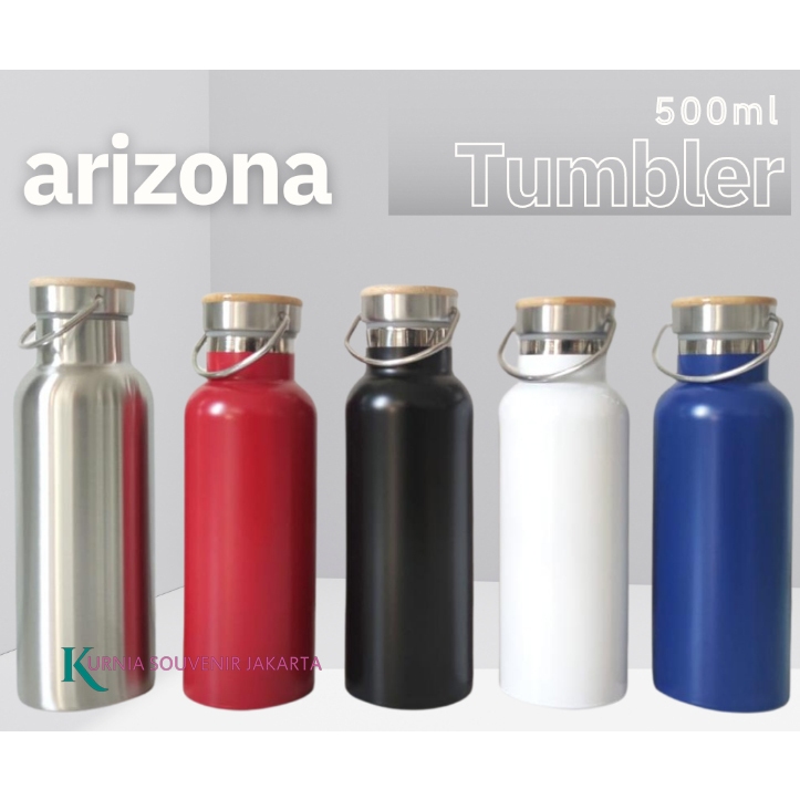Jual TUMBLER ARIZONA TUTUP BAMBU-TUMBLER BAMBU STAINSLESS-TUMBLER ...
