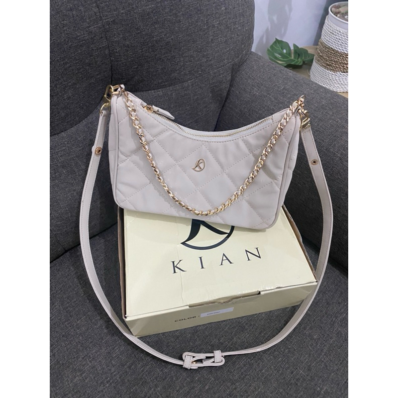 Jual preloved kami bag by kian (ivory) | Shopee Indonesia