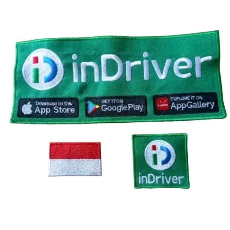 Jual Emblem InDriver 1set Lengkap Dasar Hijau/Logo InDriver Keren Logo ...
