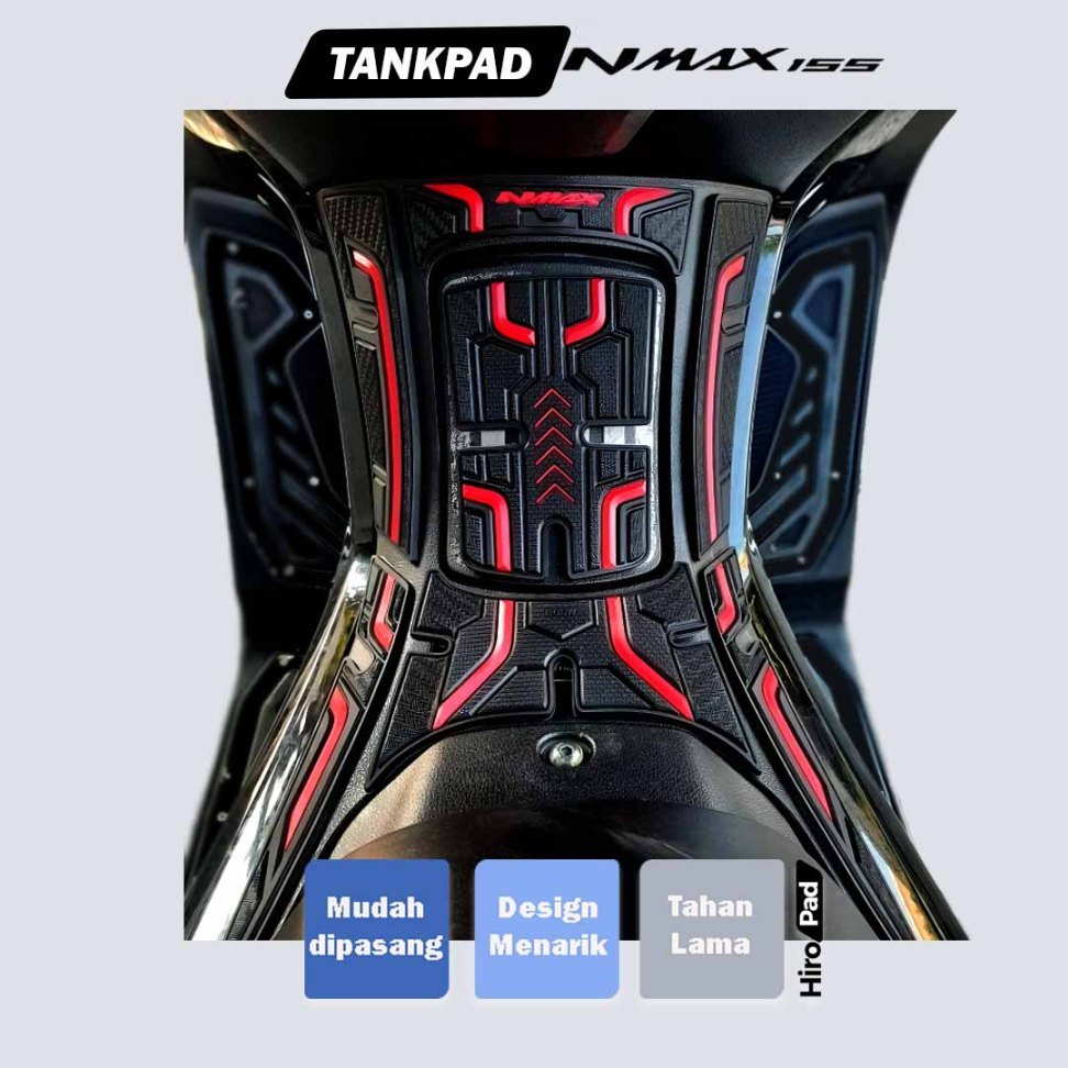 Jual Tankpad Nmax All New 155 Aksesoris Deckpad Motor Bahan Karet ...