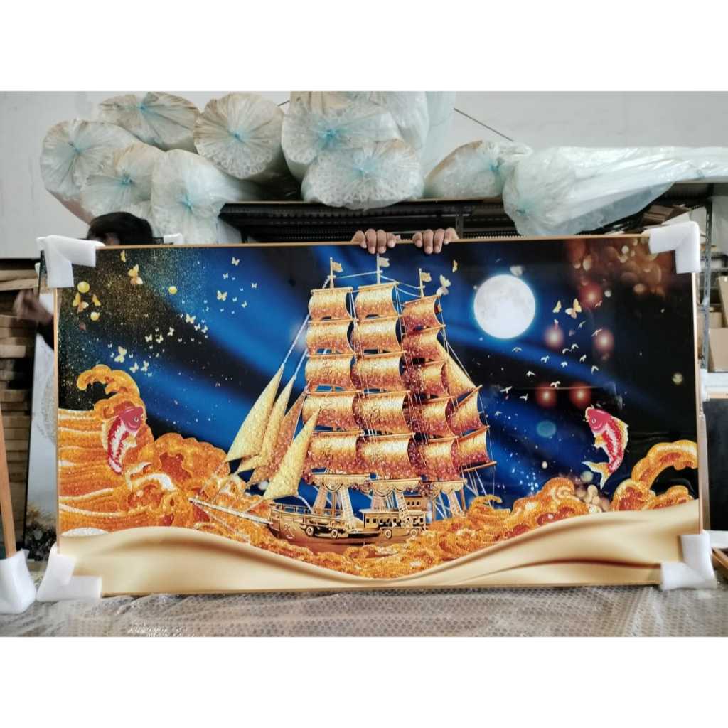 Jual Lukisan Dinding Diamond Crystal Painting 5 D Bentuk Persegi 3 In 1 ...