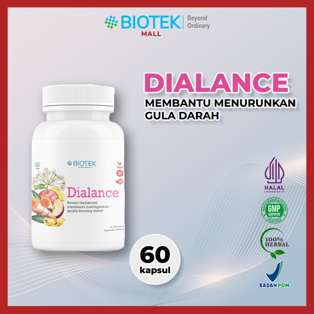 Jual Obat Herbal Dialance Biotek Farmasi | Obat Gula Darah | Penurun ...