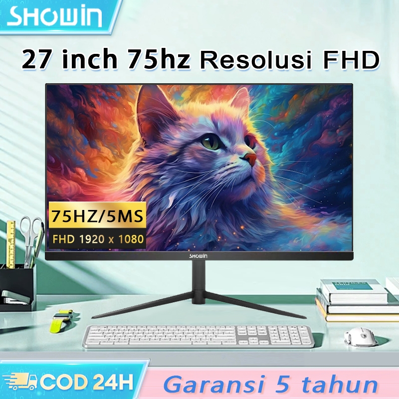 Jual SHOWIN Monitor A27F 27 Inch Monitor Panel IPS HDMI / VGA 75Hz ...