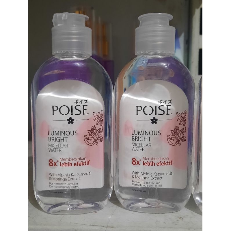 Jual POISE MICELLAR WATER LUMINOUS BRIGHT 125ML | Shopee Indonesia